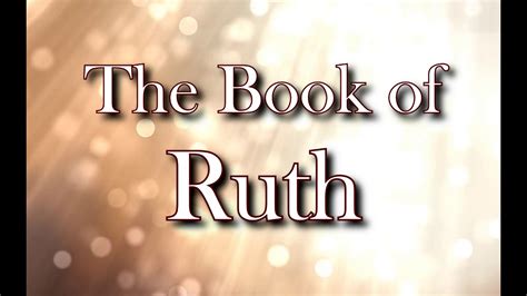 The Book Of Ruth Niv Dramatized Audio Bible Youtube