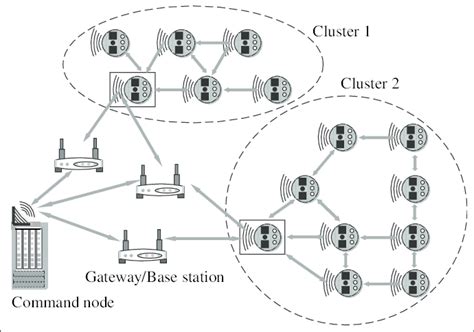 Clustering Cluster Heads Gateways And Sensor Nodes Download