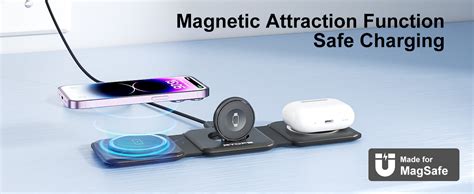 Rtops 3 In 1 Wireless Charger For Iphone Magnetic Wireless Charging