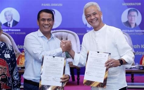 Ganjar Pranowo Resmi Dapat Tiket Capres Pdip Begini Dukungan Amran