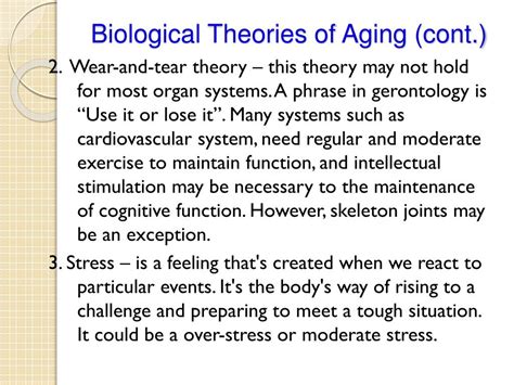Ppt I Theories Of Aging Powerpoint Presentation Free Download Id