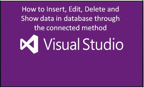 how to insert edit delete and show data in database through the