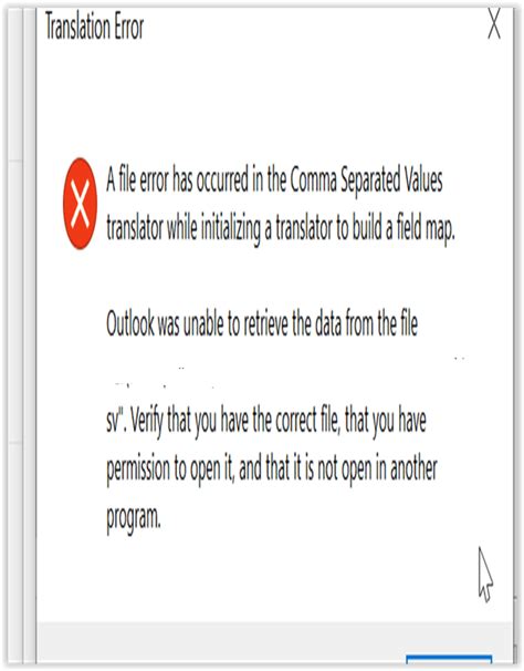 error importing csv file to calendar microsoft community