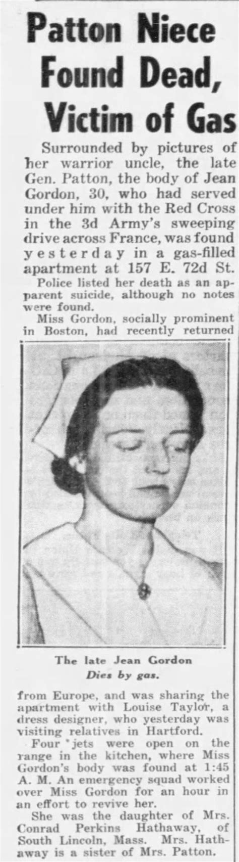 Jean Gordon 1915 1946 Find A Grave Memorial