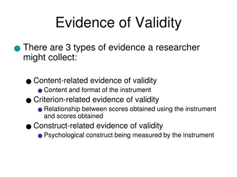 Types Of Reliability And Validity Vtsop