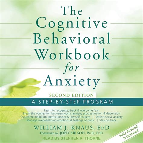 Buy The Cognitive Behavioral Workbook For Anxiety A Step By Step