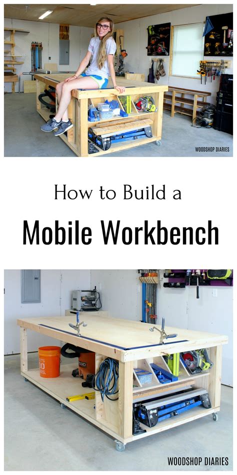 How To Build A Diy Mobile Workbench 3 In1 Storage Outfeed Assembly