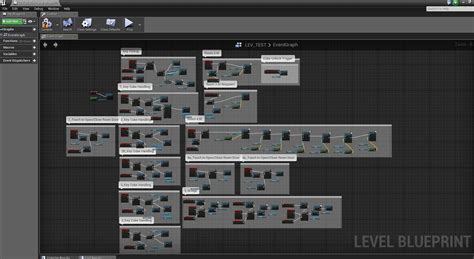 game design scripting blueprint visual scripting ue4 on behance