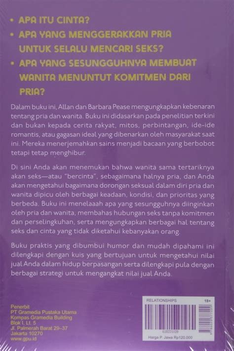 Buku Why Men Want Sex And Women Need Love Toko Buku Online Bukukita