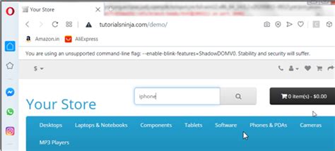 selenium webdriver executing selenium scripts on opera