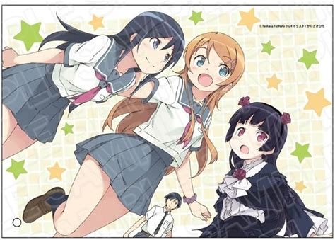 駿河屋 桐乃＆黒猫＆あやせ ミニアクリルアート 「俺の妹がこんなに可愛いわけがない」（その他）