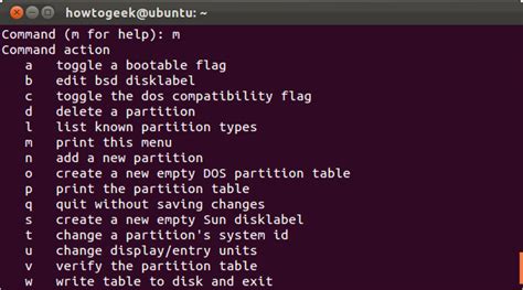 how to use fdisk to manage partitions on linux