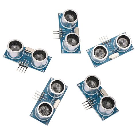 5pcs ultrasonic sensor module hc sr04 ultrasonic distance ranging