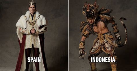 33 Men Represent Their Countrys National Dress In Male Beauty Pageant