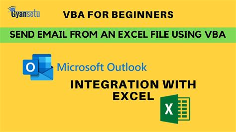 outlook integration in excel automate outlook using vba send email