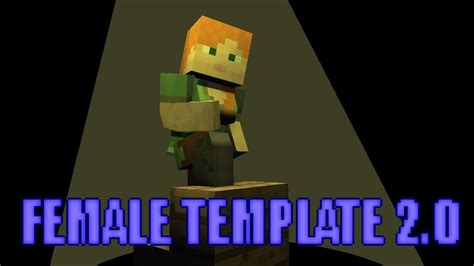 Mine Imator Female Template 2 0 Youtube