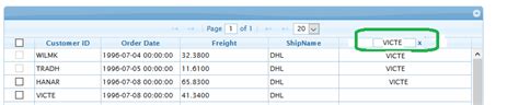 in free jqgrid how can i add a input field in column header stack