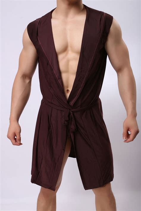 2021 New Fashion Men Robes Bathrobe Fashion Brand Robe Mens Sexy