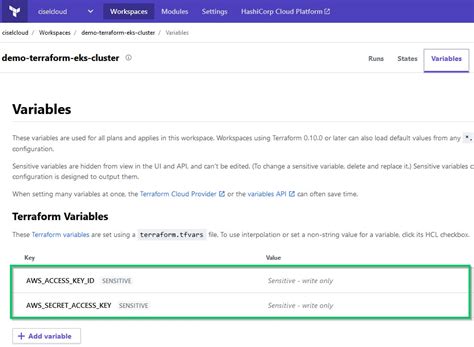 deploy aws eks cluster with terraform using ci cd