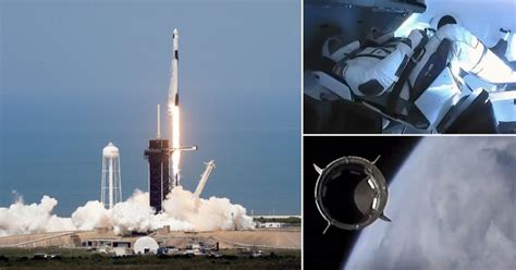 Historic Spacex Dragon Mission Successfully Lifts Off From Kennedy