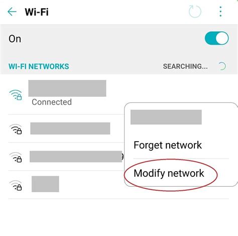 how to fix the obtaining ip address error on android