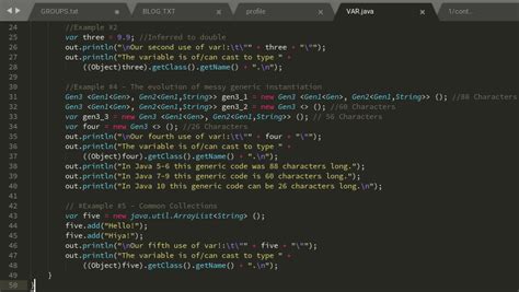 new java 10 language feature local variable type inference var