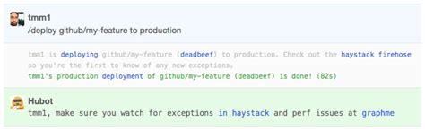 deployment at github