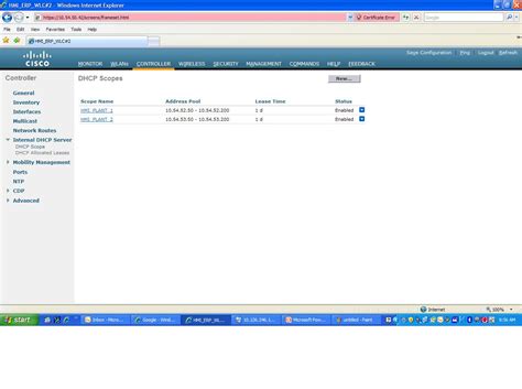 solved wlc 5508 internal dhcp problem cisco community