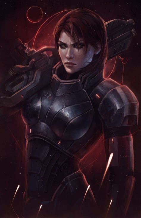 Femshep Commander Shepard Me персонажи Mass Effect фэндомы Eva Kosmos