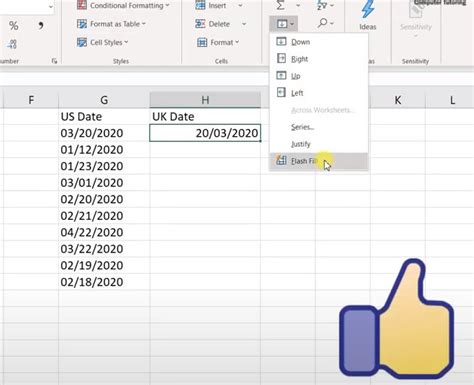 how to use flash fill in excel 5 different ways