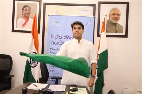 Jyotiraditya Scindia Inaugurates Direct Flight Between Hubli And Delhi