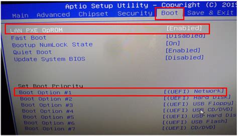 enable pxe boot on lan elopos and windows i series 2 0 aio touch