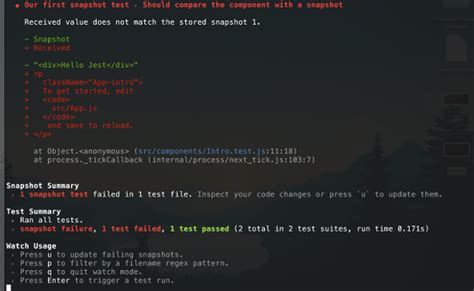 easily test your react components with jest snapshots
