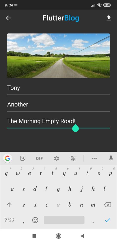flutter blog app free projects