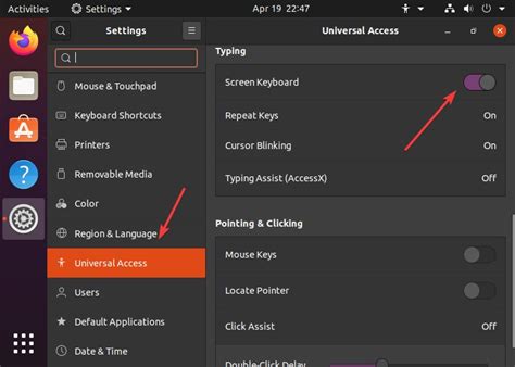 how to use ubuntu linux on screen keyboard h2s media
