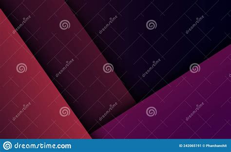 Abstract Dark Purple Background Vector Overlap Layer Stock Vector