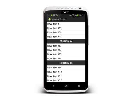 how to create an android listview with section header stacktips