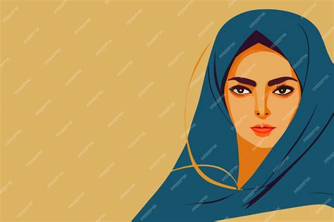 Una Hermosa Mujer Iraní Con Una Sheila Por La Libertad De Las Mujeres