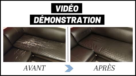 Comment Réparer Son Canapé 🔆 Simili Cuir Autocollant Youtube