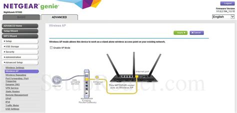 netgear r7000 screenshot wirelessap