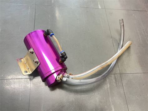 【傷や汚れあり】deepsracing★ef9グランドシビックsir アルミオイルキャッチタンク ブローバイサブタンク★検 Da6 Ef8