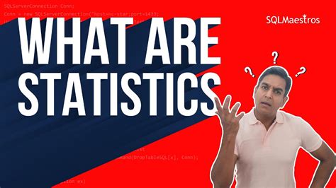 sql server statistics basics part 1 by amit bansal youtube
