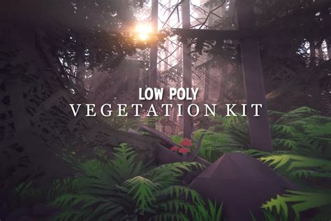 low poly vegetation kit uassets ru всё для unity и unreal engine
