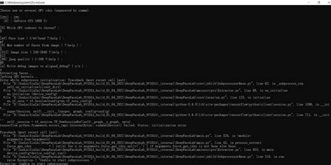tensorflow python framework errors implternalerror