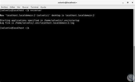 cómo instalar y configurar vnc server en centos 7 solvetic