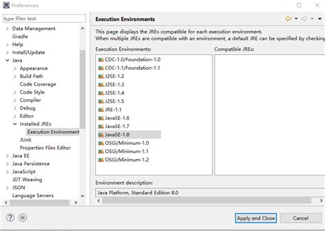 java eclipse can t find compatible jre suddenly stack