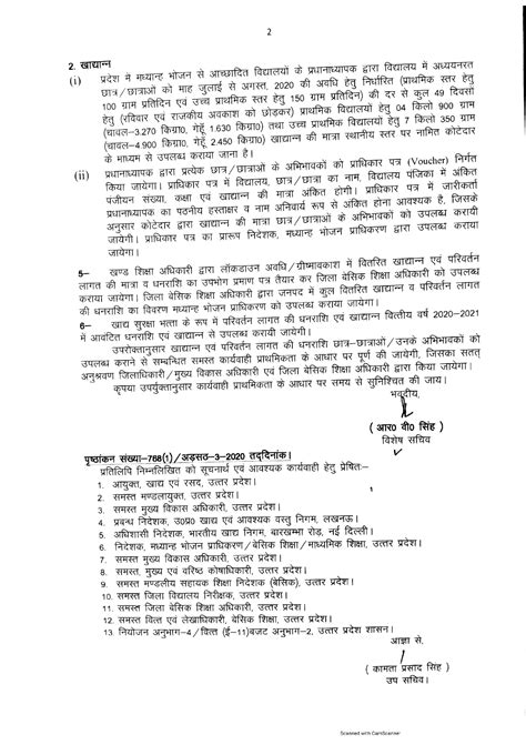 बेसिक स्कूलों में पढ़ने वाले बच्चों के एमडीएम प्रतिपूर्ति की धनराशि व