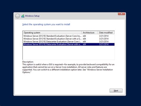 windows server 2012 r2 install server world