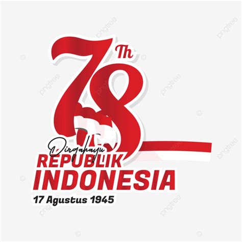 Image Of Hut Ri 78th Happy Republic Indonesia 17 August 2023 Clipart