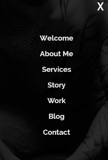 html creating a bootstrap navbar collapse overlay menu